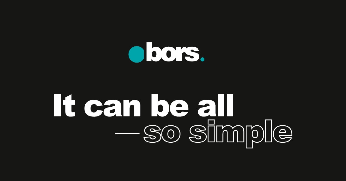 bors. - It can be all so simple